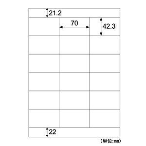●あらゆるプリンタで使用できるラベルです。お得なエコノミータイプです。●入数（枚・セット）100