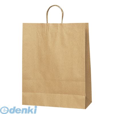 【商品説明】■シンプルだから使い方自在。■材質：未晒クラフト紙，持ち手＝紙■外寸：縦410×横320×マチ115mm■クラフト（50枚入）・丸紐■50枚