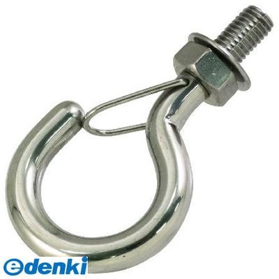 【商品説明】D=10mm L=86mm L1=62mm B=26mm W=32mm S=16mm T=2mm ねじ径=M10参考使用荷重 100kg ■取付け状況により異なります。本体固定（フックの向き）は調整ナットが付いているので簡単に合...
