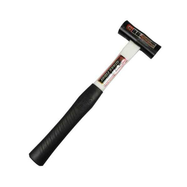 【用途】木材への釘打ち。【機能・特徴】手にフィットし、滑りにくいグリップです。打撃面は平面と凸面の2面があり、締め打ちに凸面で打ち込むと打痕が残らずきれいに打ち込めます。【仕様】●300g。●柄：グラスファイバー。【注意事項ほか】使用前に柄...