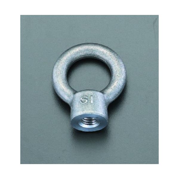 ●材質…鉄(SS400)●ねじ径…M24●内径…50mm●線径…20mm●使用荷重…950kg●並目　