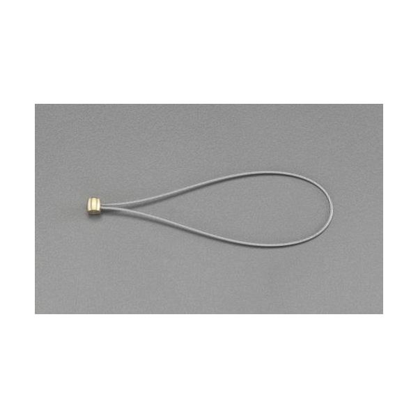 エスコメーカーお問い合わせ：06-6532-6226●材質…ステンレス（ナイロンコート）●全長…138mm●重量…5g●取付工具重量…3kg以内●ワイヤー径…1.5mm●セーフティーループと組み合わせられます。
