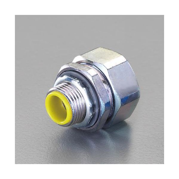 エスコメーカーお問い合わせ：06-6532-6226●ねじサイズ…CTC19●内径…14.5mm●外径…36mm●全長…32mm●材質…亜鉛ダイカスト製(亜鉛電気メッキ処理)●仕様…薄鋼用●制御盤最小取付穴寸法…20mm●フレキチューブをボ...