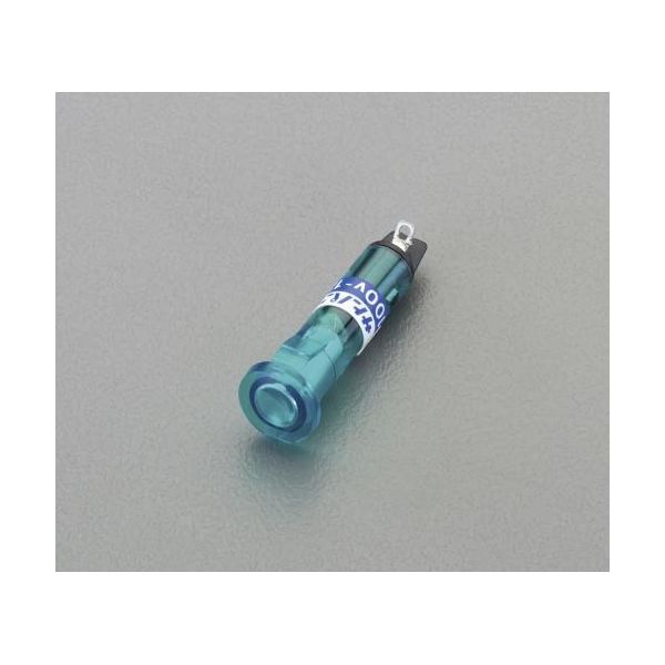 エスコメーカーお問い合わせ：06-6532-6226●パネルカット…φ9.5×10.8mm●端子金具…ハンダ付け用端子●定格…AC100V〜125V●パネル取付方式…ワンタッチ装着●取付板厚…0.8〜2.0mm●型式…BN60-1●色…緑