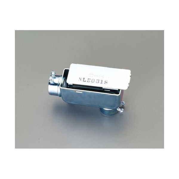 エスコメーカーお問い合わせ：06-6532-6226●呼び…E25●サイズ…95×40×42mm●材質…スチール●L形二方出●ねじ無し