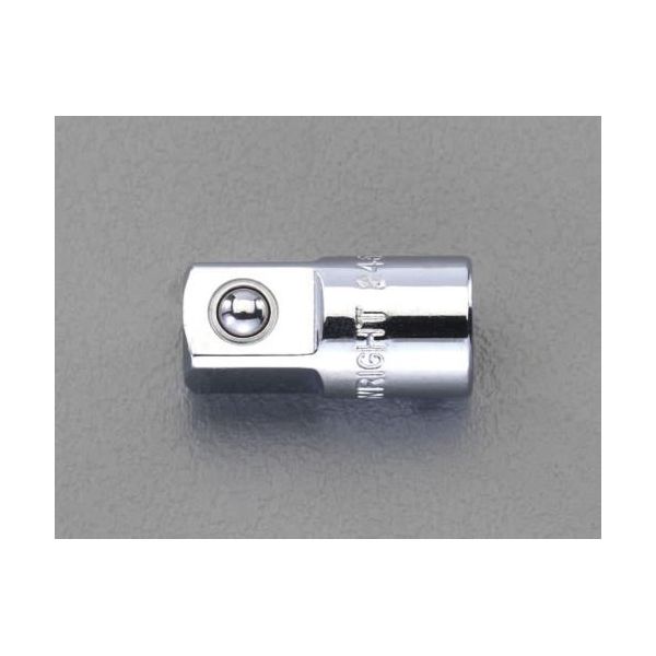 エスコメーカーお問い合わせ：06-6532-6226●差込角…1/4”(メス)●オス…3/8”●全長…25.4mm●材質…スチール