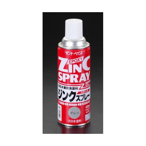 エスコメーカーお問い合わせ：06-6532-6226●亜鉛末重防食塗料です。●内容量…420ml●カラー…シルバー●塗り面積（1回塗り）…1.9m2（タタミの広さで約1枚分）●乾燥時間…指触：約10分（20℃）、約20分（冬期）　　　　　　...