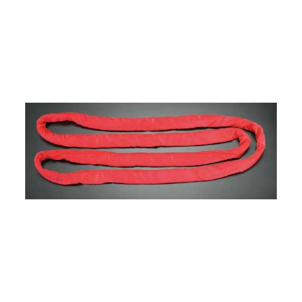 エスコメーカーお問い合わせ：06-6532-6226●側布…ナイロン●芯糸…ポリエステル●幅…57mm●揚量…5.0t●色…赤●長さ…6.0m