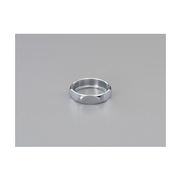 エスコメーカーお問い合わせ：06-6532-6226●ねじ径…W45山16●呼び…38用●外径…48mm●厚み…12mm●材質…黄銅●排水管部品●使用温度…60℃●重量…34g