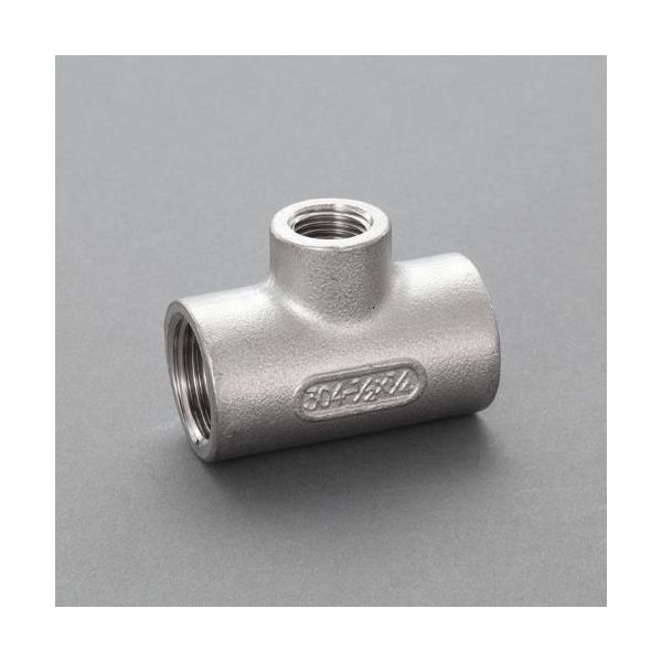 ●材質…SUS304(SCS13)●最高圧力…1.35MPa●2段落ち●JIS B 2308●ねじサイズ(Rc)…1/2”×1/2”×1/4”●呼び径(A呼称)…15×15×8