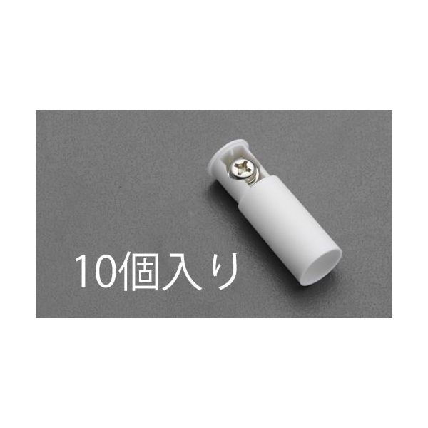 エスコメーカーお問い合わせ：06-6532-6226●適合電線…最大φ4×2本●適合圧着端子…1.25-3（丸形端子）●入数…10個●定格電圧…AC/DC300V●全長…φ11.5×28mm●本体質量…約3g●テープ巻不要で、モーター・バル...