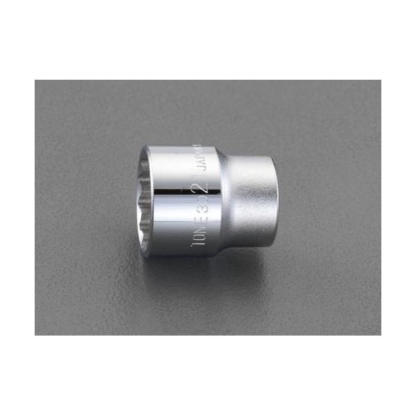 エスコメーカーお問い合わせ：06-6532-6226●差込角…3/8”●対辺…13mm●外径…18.5mm●全長…27mm●重量…35g●12ポイント