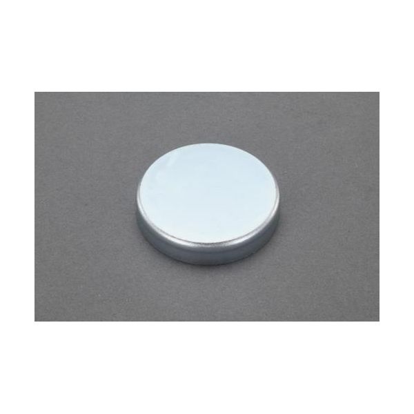 エスコメーカーお問い合わせ：06-6532-6226●吸着力…600N(60.0kgf）●サイズ(mm)…φ80×18●入数…1●重量…485g●材質…フェライト磁石、スチール（亜鉛メッキ加工）●使用温度…120℃以下●磁気防止プレートにつ...