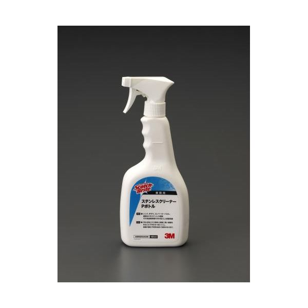 エスコメーカーお問い合わせ：06-6532-6226●容量…480mL●中性タイプ●pH6.5(無リン)●重量…540g●材質…鉱物油、非イオン系界面活性剤、有機溶剤、水●用途…ステンレス、金属部分の汚れ落とし●再汚染防止の保護効果がありま...