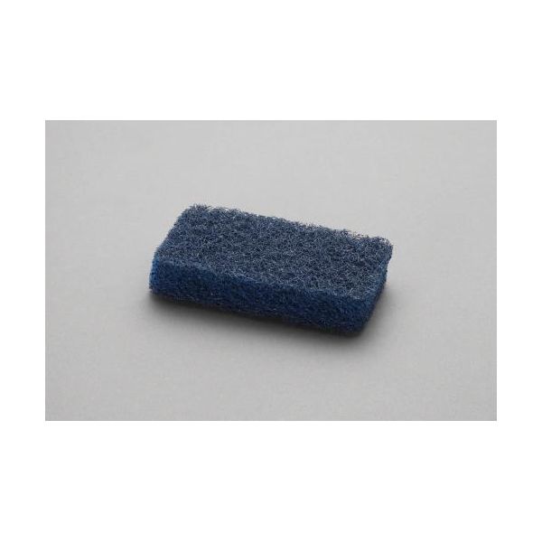 エスコメーカーお問い合わせ：06-6532-6226●荒目●サイズ…60×125×25mm●重量…25g●材質…ナイロン不織布●用途…鍋、釜などについたガンコな汚れに●手になじみやすく持ちやすい細長サイズ。●食品には少ない「青色」のがんこた...