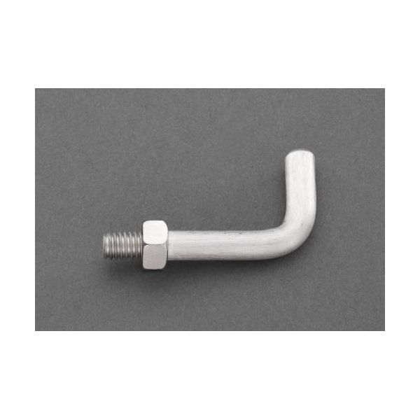 ●材質…ステンレス（SUS304）●ねじサイズ…M6●全長…42mm●線径…φ6mm●フック部長さ…30mm●使用荷重…20kg以下●付属品…六角ナット（M6）