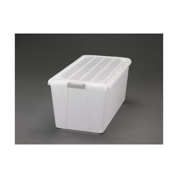 エスコメーカーお問い合わせ：06-6532-6226●サイズ(mm)…内寸：300×620×290(H)外寸：390×720×330(H)●材質…ポリプロピレン●重量…2，110g●入数…1個●移動に便利なキャスター付。●押入れ下段(半間)...