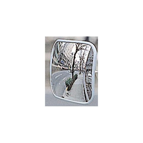 エスコメーカーお問い合わせ：06-6532-6226●鏡面材質…ガラス(鏡面飛散防止加工)●フレキシブルシャフトサイズ…φ15.9×200mm●角度調整可能●サイズ(mm)…310×230●曲面…600R●重量(g)…1200