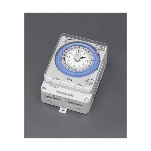 エスコメーカーお問い合わせ：06-6532-6226●型式…TB31KP●電源…AC100V(50/60Hz)●回路数…1回路●回路構成…同一回路●接点構成…a接点●抵抗負荷…1，500Wまで●セット…15分間隔(入48回、切48回)●接点...