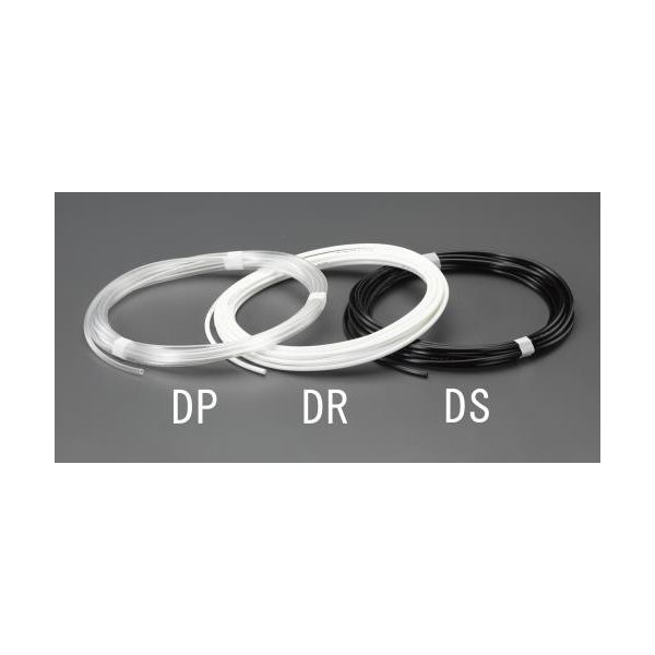 エスコメーカーお問い合わせ：06-6532-6226●使用流体…空気・水●使用温度…空気：-40〜110℃、水：0〜60℃(凍結不可)●最高使用圧力(23℃時)…0.8MPa●従来のウレタンチューブより、滑り性能(摩擦抵抗低減)・柔軟性に優...