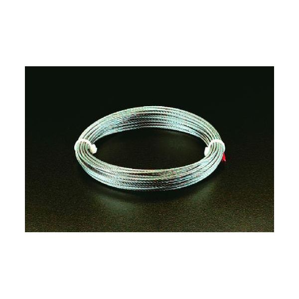 ●長さ…30m巻●材質…SUS304●ワイヤー構成…7×7●線径…1.20mm●切断荷重…113kg●重量…165g　