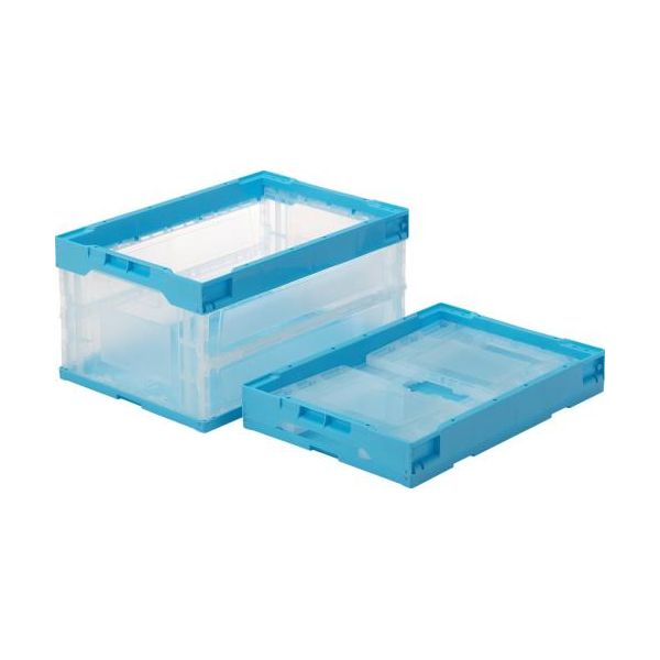 ●容量…43.1L●サイズ…外寸：530×366×272(H)mm内寸：494×336×261(H)mm有効内寸：493×335×252(H)mm●材質…ポリプロピレン●色…透明●圧縮荷重…7.12kN(727kgf)●折りたたみ時全高…8...