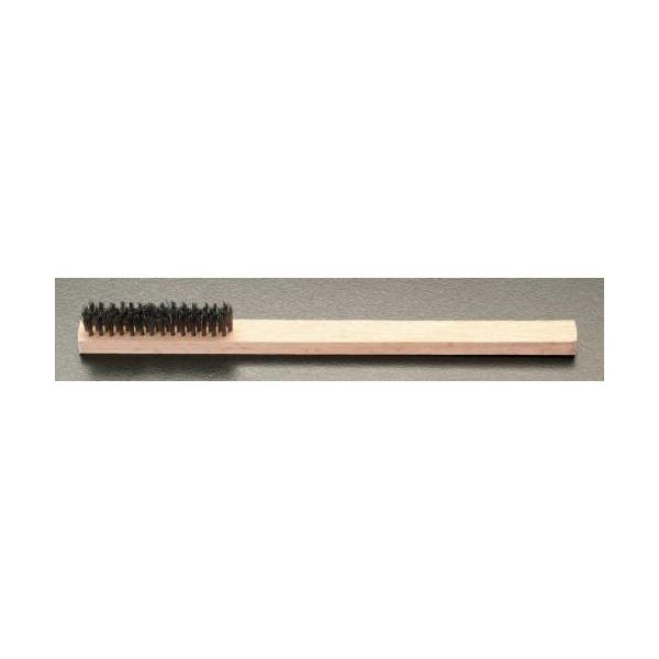 ●全長…240mm●毛丈…15mm●線径…0.15mm●持ち手部分サイズ…厚み：9mm、幅：18mm●行数…4行●ブラシサイズ…10×72mm●入数…1本　