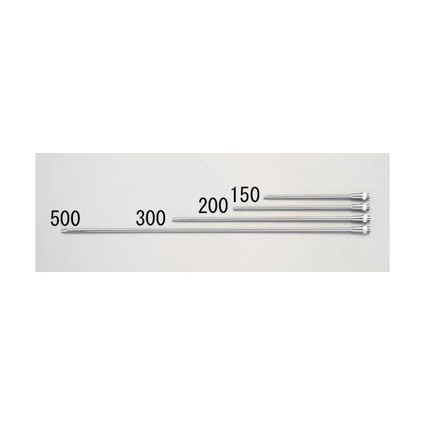 ●パイプ径…6mm●穴径…2.0mm●材質…銅（クロムメッキ加工）●取付ねじ…G(PF)1/8”●エアー噴出量…150L/min●ノズル長…500mm●重量…76g　