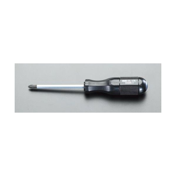 エスコメーカーお問い合わせ：06-6532-6226●先端…＃1●軸径…5mm●軸長…75mm●ブレード先端マグネット付●貫通柄の為、ハンマーでたたけます。
