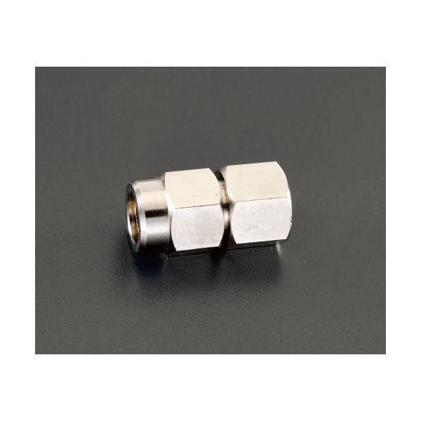 エスコメーカーお問い合わせ：06-6532-6226●材質…真鍮(ニッケルメッキ)●使用圧力…1.5MPa●適合ホースサイズ…内径φ8.5mm×外径φ12.5mm●取付ねじ…G（PF）1/4”