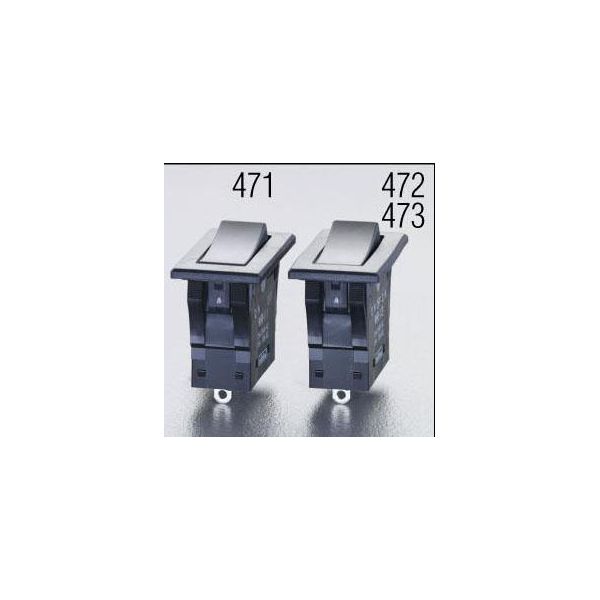 エスコメーカーお問い合わせ：06-6532-6226●パネルカット…34.2×17.2mm●定格容量…15A 125V AC15A 250V AC15A 30V DC●パネル厚…1〜4mm●端子形状…ハンダ端子●極数…単極双投●スイッチ特性...