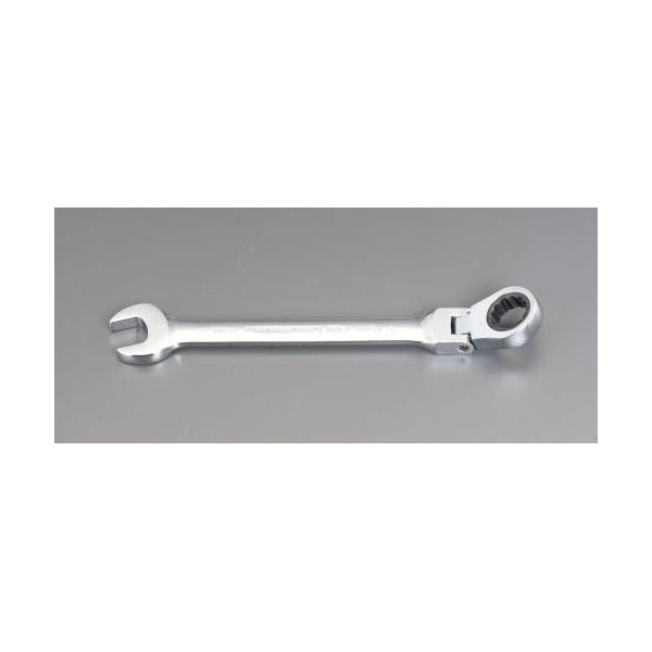 エスコメーカーお問い合わせ：06-6532-6226●対辺…16mm●全長…208mm●材質…クロムバナジウム鋼●12ポイント●ミラー仕上げ●首振り式のヘッドを採用し、自由なオフセット角での作業が可能●ヘッド部が180°回転します。●ボディ...