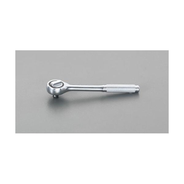 エスコメーカーお問い合わせ：06-6532-6226●差込角…1/4”●全長…125mm●送り角…8.2°●左右切替式