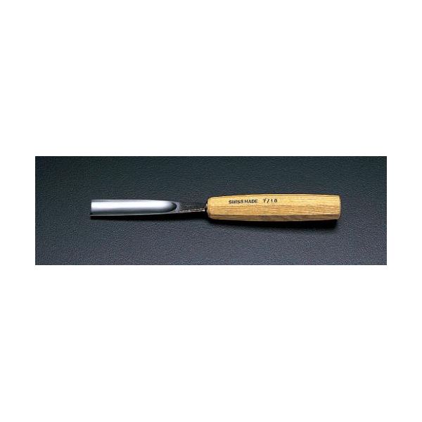 エスコメーカーお問い合わせ：06-6532-6226●刃材質…クロムバナジウム鋼、柄：木●刃硬度…RC59-61●全長…245mm●刃幅…2mm●研磨する事で再使用できます。