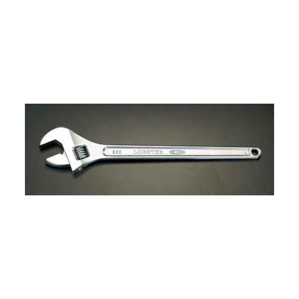 エスコメーカーお問い合わせ：06-6532-6226●材質…特殊鋼●重量…3.2kg●全長…615mm●呼び寸法…600mm●口幅…67mm●厚み…開口部：20mm、ウォーム部（ねじ部）：30mm