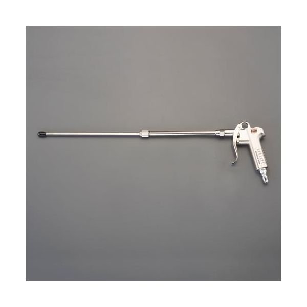 エスコメーカーお問い合わせ：06-6532-6226●穴径…2mm●最大使用圧力…1.0MPa●エアー量…125L/min●プラグ付●ノズルが190〜400mmに調節できます。●ノズル取付ねじ…G1/8”●ホース取付ねじ…G1/4”