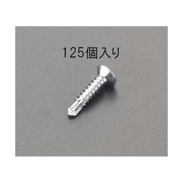 ●材質…鉄(三価クロメート)●頭形状…(＋)皿頭●サイズ…4×19mm●先端がドリルになっている為、下穴が必要ありません。●入数…125個　