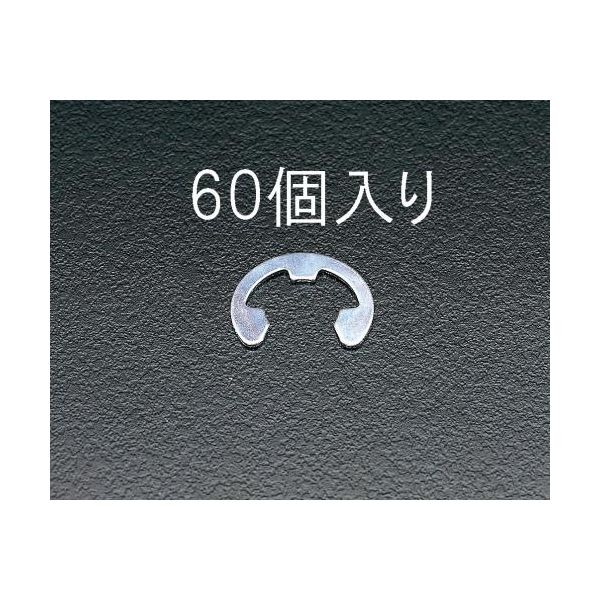 ●材質…バネ鋼●仕上…三価クロメートメッキ●適合軸径…7mm●入数…60個　