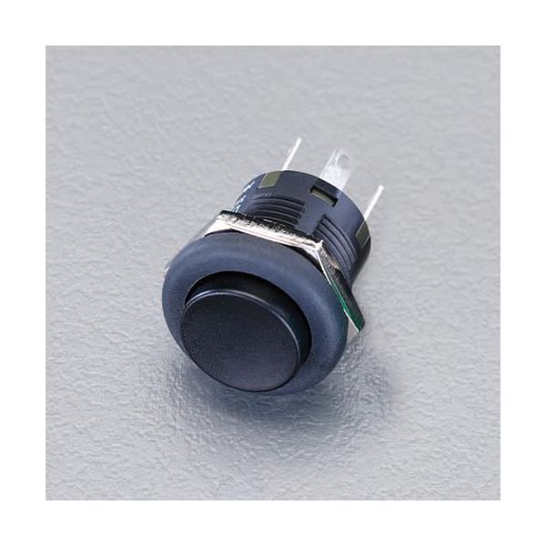 エスコメーカーお問い合わせ：06-6532-6226●パネルカット…16mm●定格容量…3A 125V AC250V 3A AC30V 3A DC●スイッチ特性のON-〈ON〉、〈 〉はモメンタリになります。●サイズ…φ20×26.8mm●...