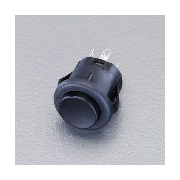 エスコメーカーお問い合わせ：06-6532-6226●パネルカット…17.3mm●定格容量…3A 125V AC●スイッチ特性のON-〈ON〉、〈 〉はモメンタリになります。●サイズ…φ20×26.8mm●スナップインタイプ●パネル厚…1〜...