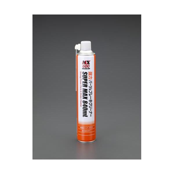 ●商品名…強力パーツ＆ブレーキクリーナーSUPER MAX●内容量…840ml(ビッグサイズ)●用途…ブレーキライニング、ディスクブレーキパッド、ブレーキドラム、ホイールシリンダー、その他金属部品に付着した油汚れ、摩耗粉じんを洗い流します。...