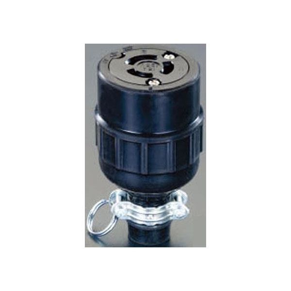 エスコメーカーお問い合わせ：06-6532-6226●定格容量…15A 125V●接地2P●サイズ…φ44×83mm●名称…アース付コネクターボディ●RoHS対応品