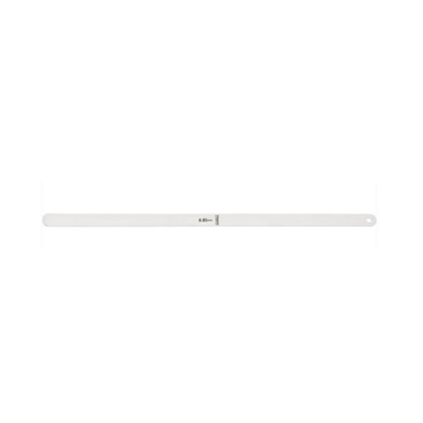 ●リーフサイズ…300×12.7mm●1枚ごとに150mm間隔で厚みが印字●サイズ(mm)…0.05●公差…±0.004mm　