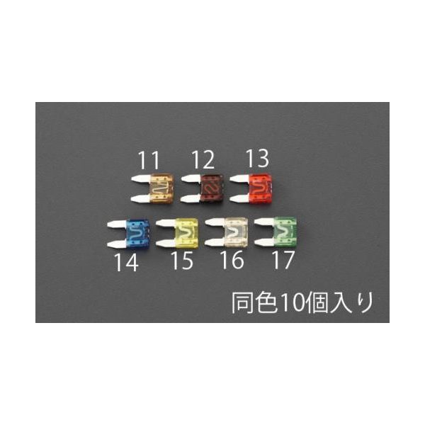 エスコメーカーお問い合わせ：06-6532-6226●サイズ…16.5×11mm●定格電流…30A●カラー…緑色●入数…10個