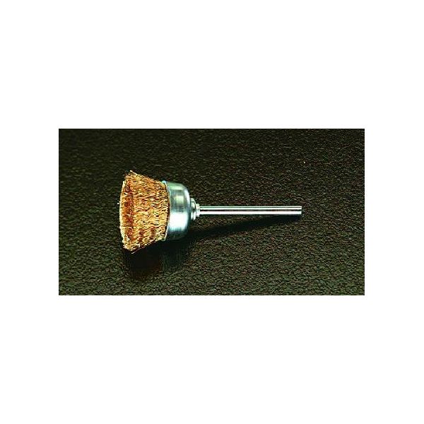 エスコメーカーお問い合わせ：06-6532-6226●軸径…3mm●線径…0.1mm●最大回転数…8000rpm●ブラシ直径…14mm●高さ…6mm●材質…真鍮