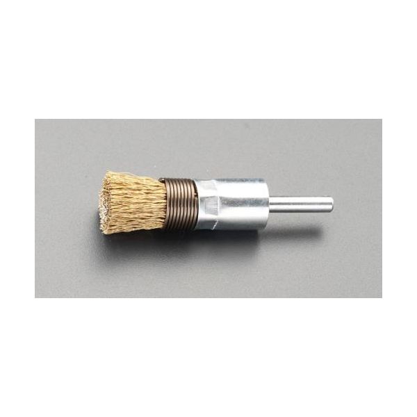 エスコメーカーお問い合わせ：06-6532-6226●軸径…6.0mm●線径…0.27mm●最大回転数…6000rpm●外径…25mm●毛丈…30mm●材質…スチール