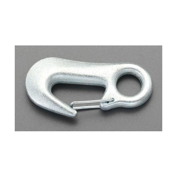 エスコメーカーお問い合わせ：06-6532-6226●材質…スチール(C45)●仕上…亜鉛メッキ(焼入れ)●全長…90mm●口の開き…18mm●内径…16m●使用荷重…875kg