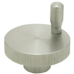 イマオコーポレーションメーカーお問い合わせ：0575-32-2239仕様●センター穴径(mm):5●センター穴深さ(mm):15●ハンドル径(mm):50●ボス径(mm):22 質量260 g 材質/仕上げ●ハンドル車：SUS303●握り：...