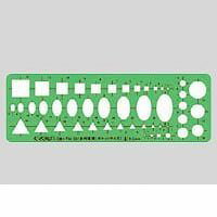 【商品説明】■別製テンプレートもお作りいたします。■サイズ：横180×縦60×厚1mm■規格：多形定規■材質：耐衝撃性アクリル製　