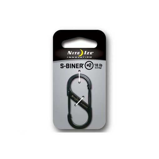 &nbsp; アイガーツール &nbsp; 0256-32-4071 ●サイズ：#2●開口部：9.1mm●最大荷重：4.5kg●サイズ：50mm×22mm×6mm●重量：7g●カラー：ブラックチタン●素材：S-BINERのステンレスチールタ...